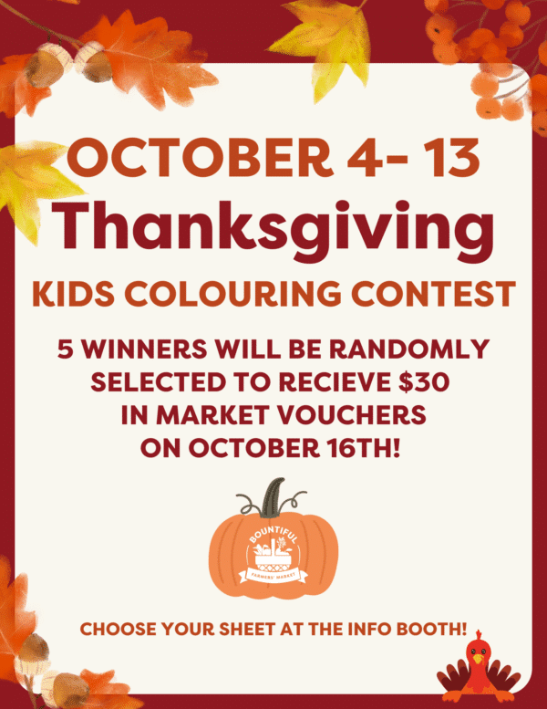 Thanksgiving Kids Colouring Contest